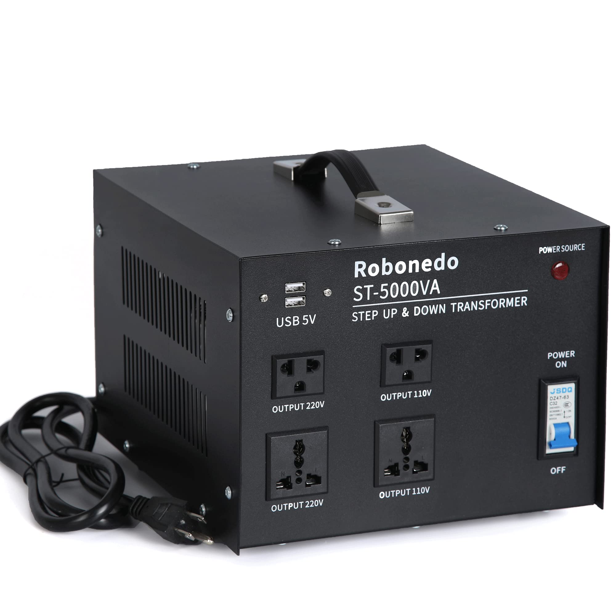 Mua Robonedo 5000W Step Up & Down Transformer 110V to 220V / 220V to 110V, 5000 Watt Voltage ...
