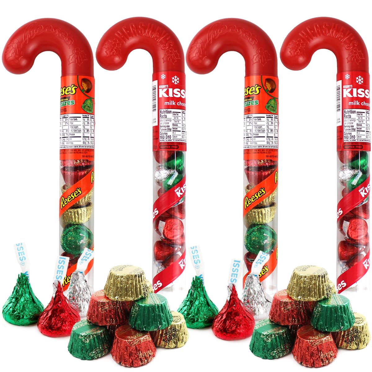 Mua Hershey’s Christmas Kisses – Delicious Milk Chocolate Filled Cane ...