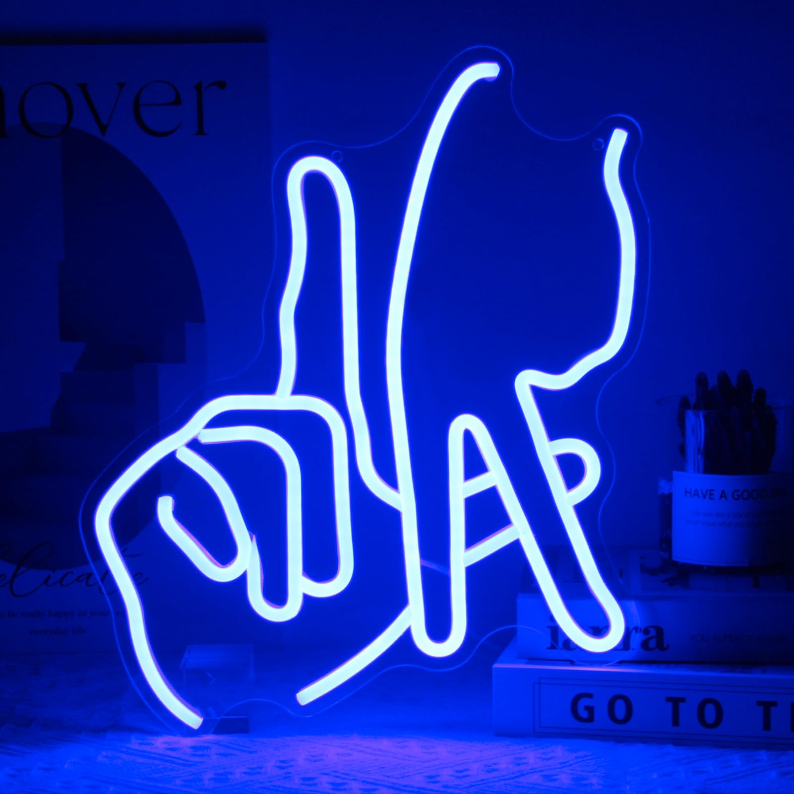 Kullneon Los Angeles Gesture Neon Sign Baseball Team Neon Lights for ...