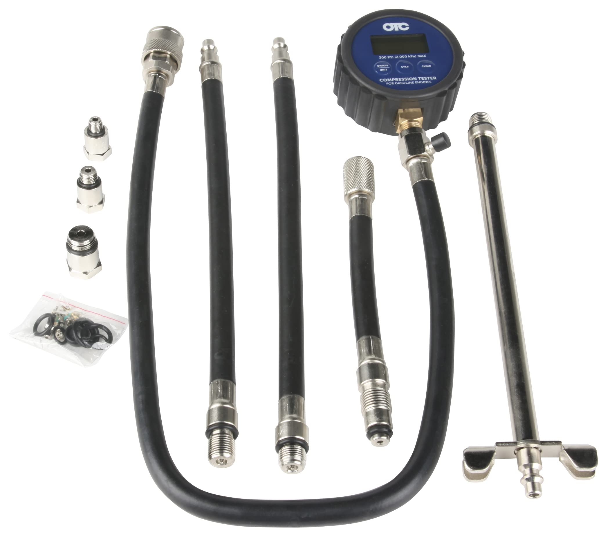 OTC 5605-DG Deluxe Digital Compression Tester Kit with Carrying Case ...