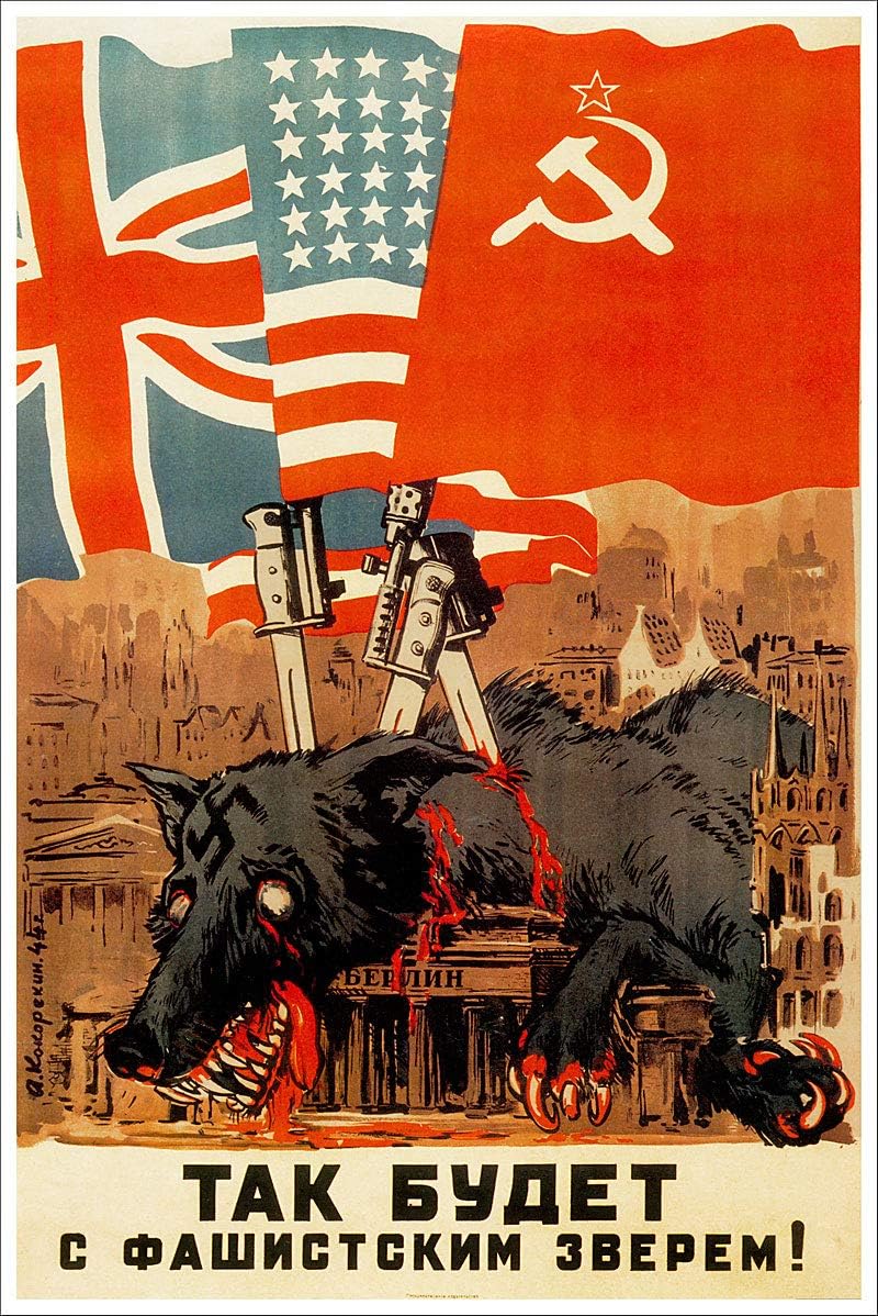 Amazon.com: The Dead Wolf Vintage Russian Soviet World War Two WW2 WWII ...
