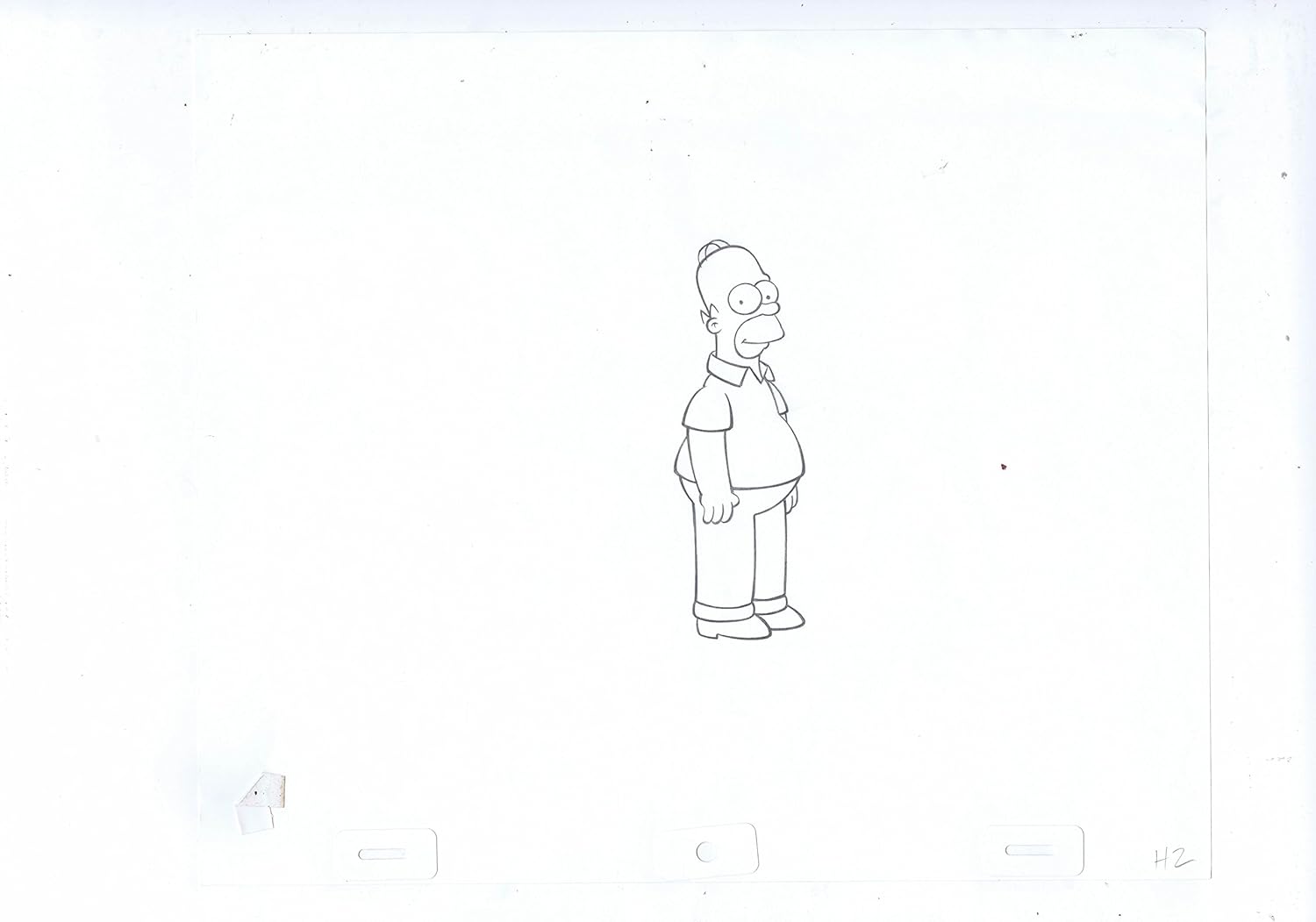 The Simpsons Original Production Hand Drawn Product Concept HOMER ...