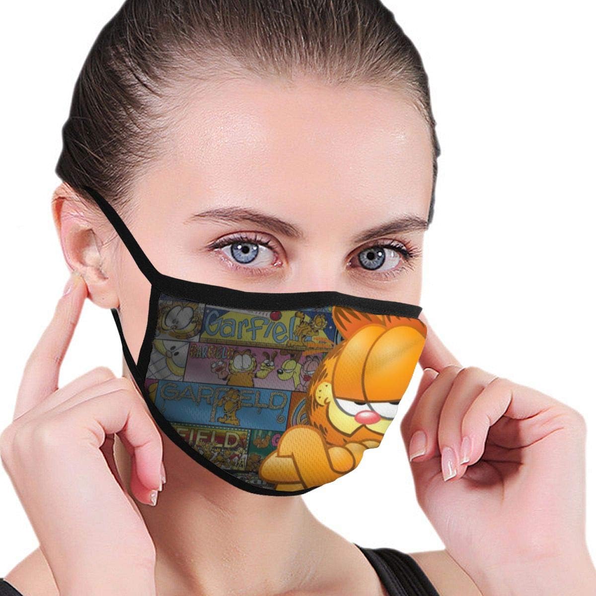 Amazon.com: Garfield Unisex Face Mask Reusable and Adjustable Dustproof ...
