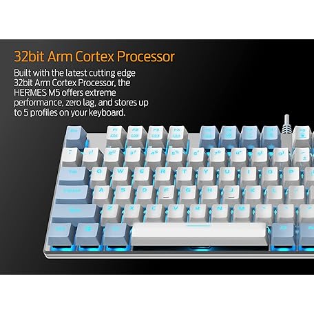 Mua GAMDIAS Zeus White and Stylich Gaming Mechanical Keyboard with Blue ...