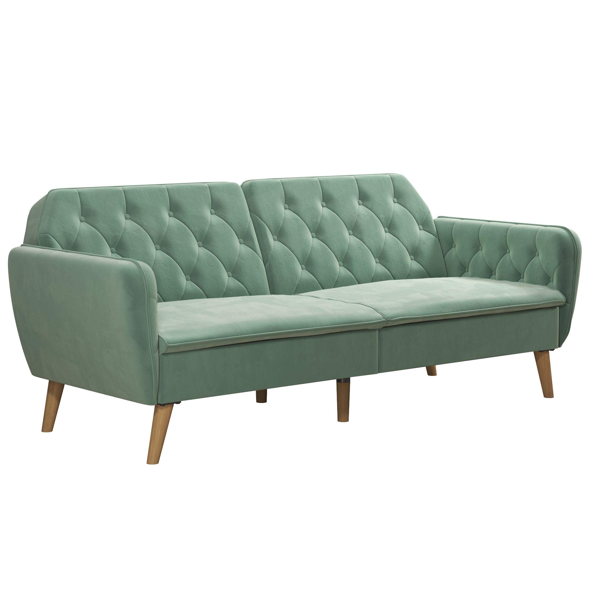 Mua Novogratz Tallulah Memory Foam Futon, Light Green Velvet trên ...