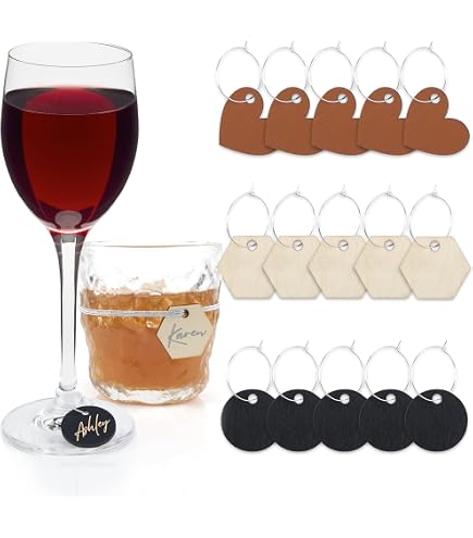 Etiquetas Para Copas De Vino Para Imprimir Y Hacer Tú Mismo