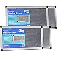 Amazon.com: Fenestrelle Expandable Window Screen, 2 Way Adjustable ...
