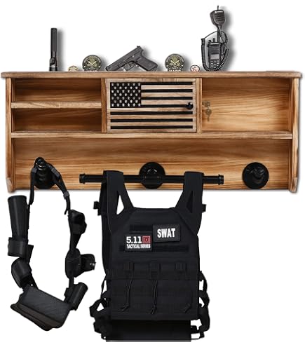 Tactical Gear Stand Wall Mounted Police Gear Rack / Vest Holder ...
