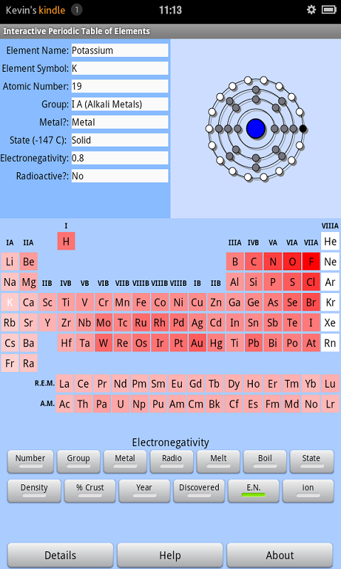 Interactive Periodic Table of Elements:Amazon.com:Appstore for Android
