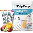 Amazon.com: DripDrop Sugar Free Hydration Packets - Zero Citrus Variety Pack - Single Serve ...