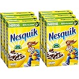 NESTLÉ NESQUIK KNUSPER-FRÜHSTÜCK, Schoko Cerealien mit Vollkorn, 5er ...