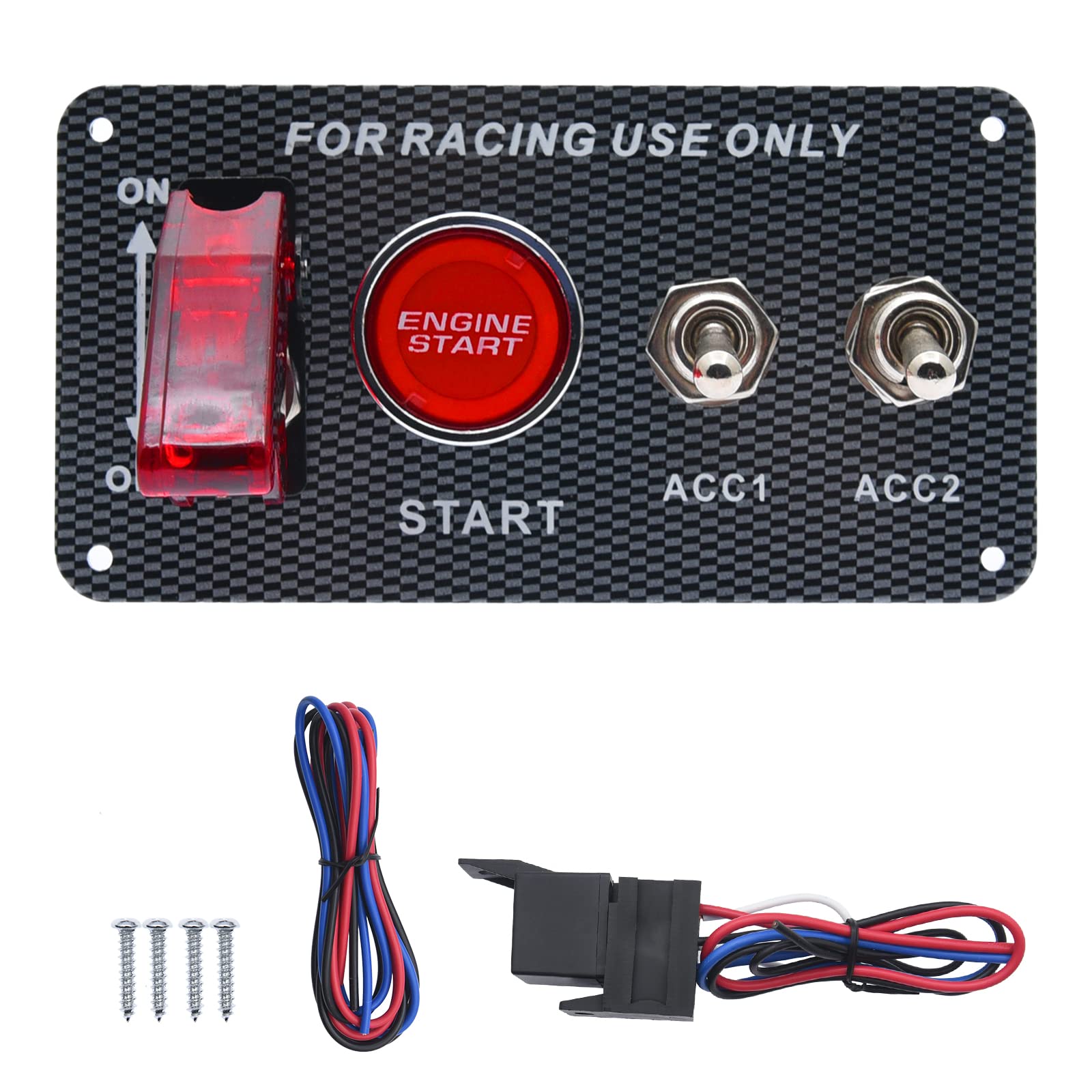 12V Ignition Switch Panel, Ignition Starter Switch Panel, Racing Car ...