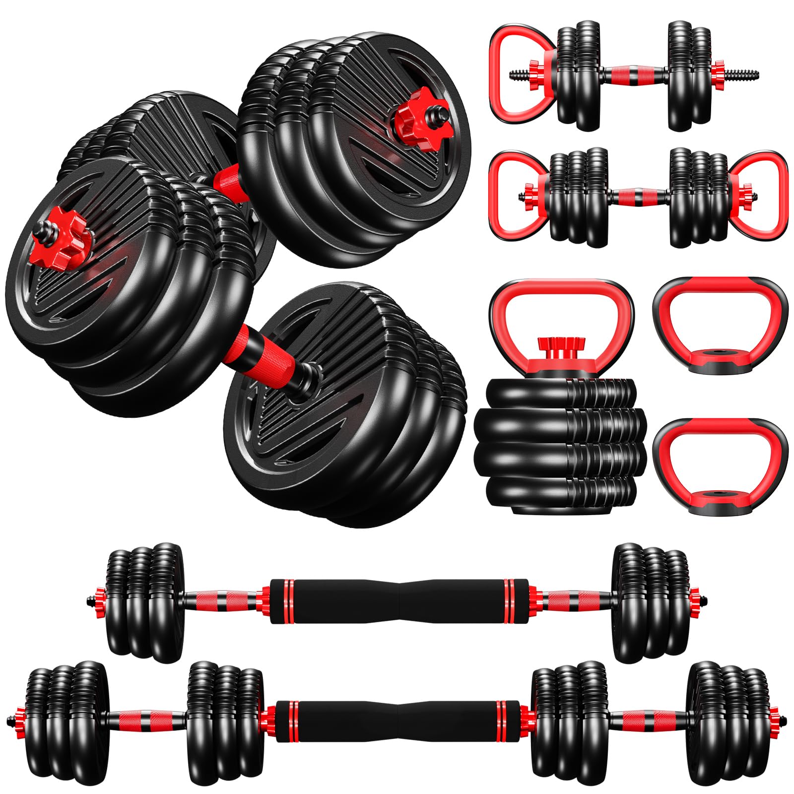 Mua 4-in-1 Adjustable Weight Dumbbell Set - Premium Home Gym Equipment ...