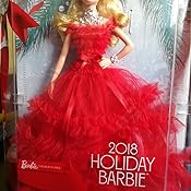 Amazon.com: Barbie 2018 Holiday Doll, Blonde: Toys & Games