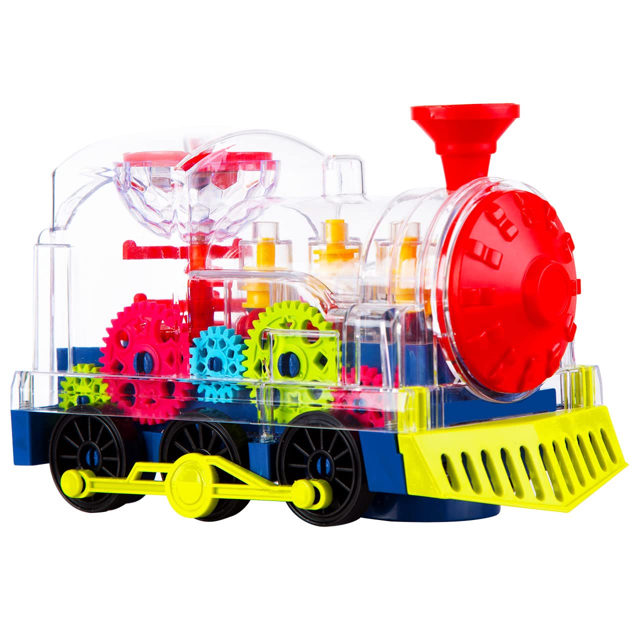 Mua Berry President Transparent Electric Gear Train Toy with Flashing ...