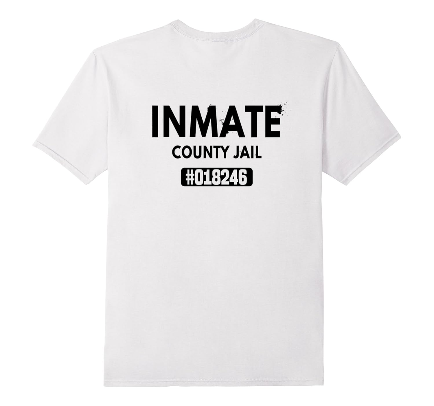 Inmate County Jail Costume T-Shirt for State Prisons Police-T-Shirt ...
