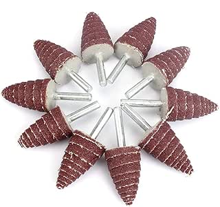 1" Abrasive 240Grit Cone Shape Polishing Flap Sanding Wheel Rotary ...