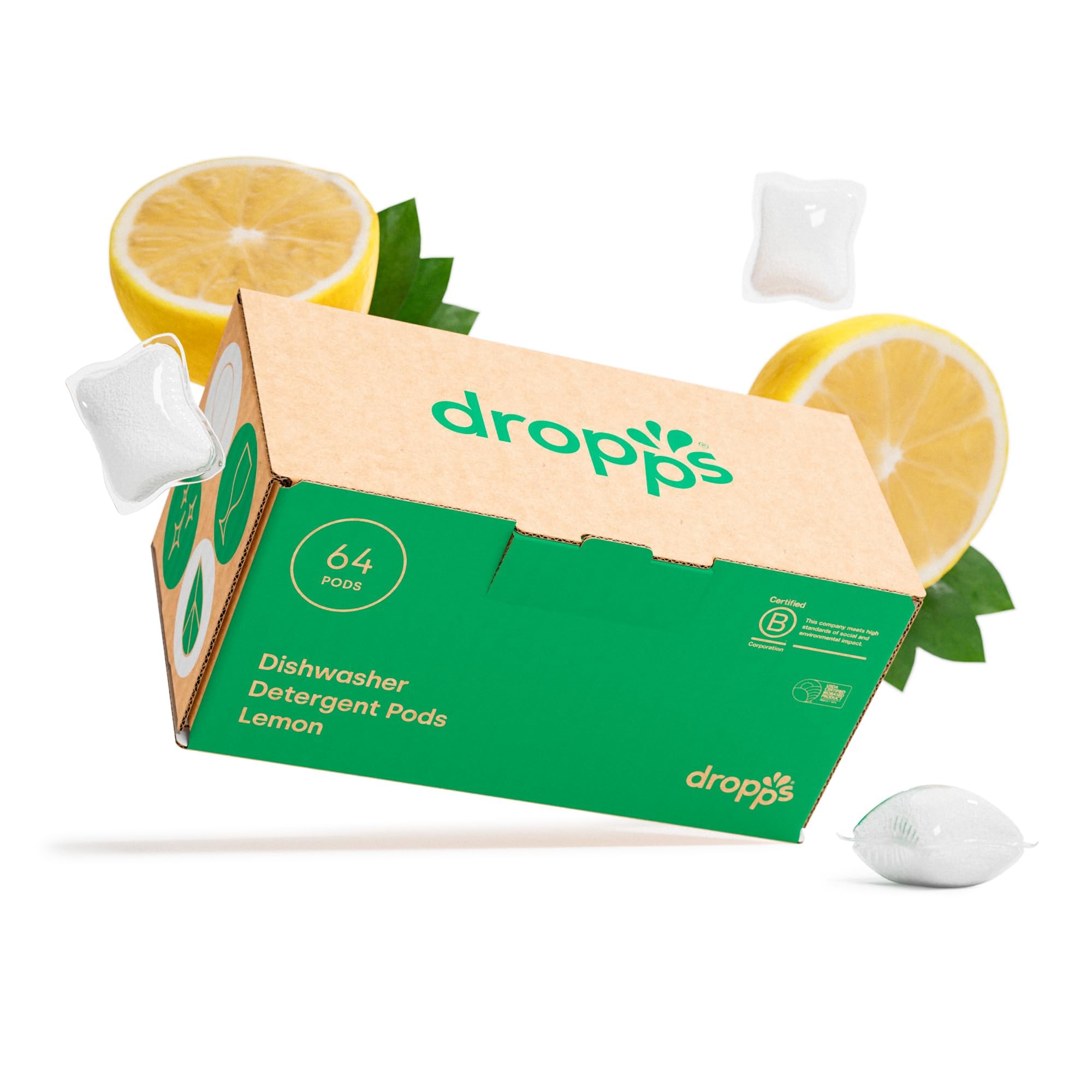Mua Dropps Dishwasher Detergent Pods: Lemon | 64 Count | Cuts Grease ...