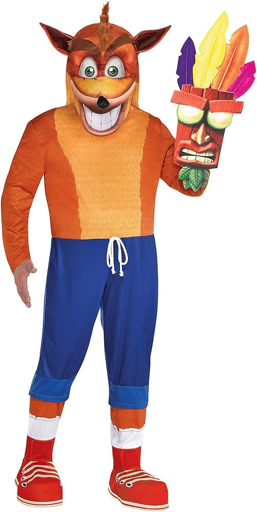 Crash Bandicoot Mask Costume