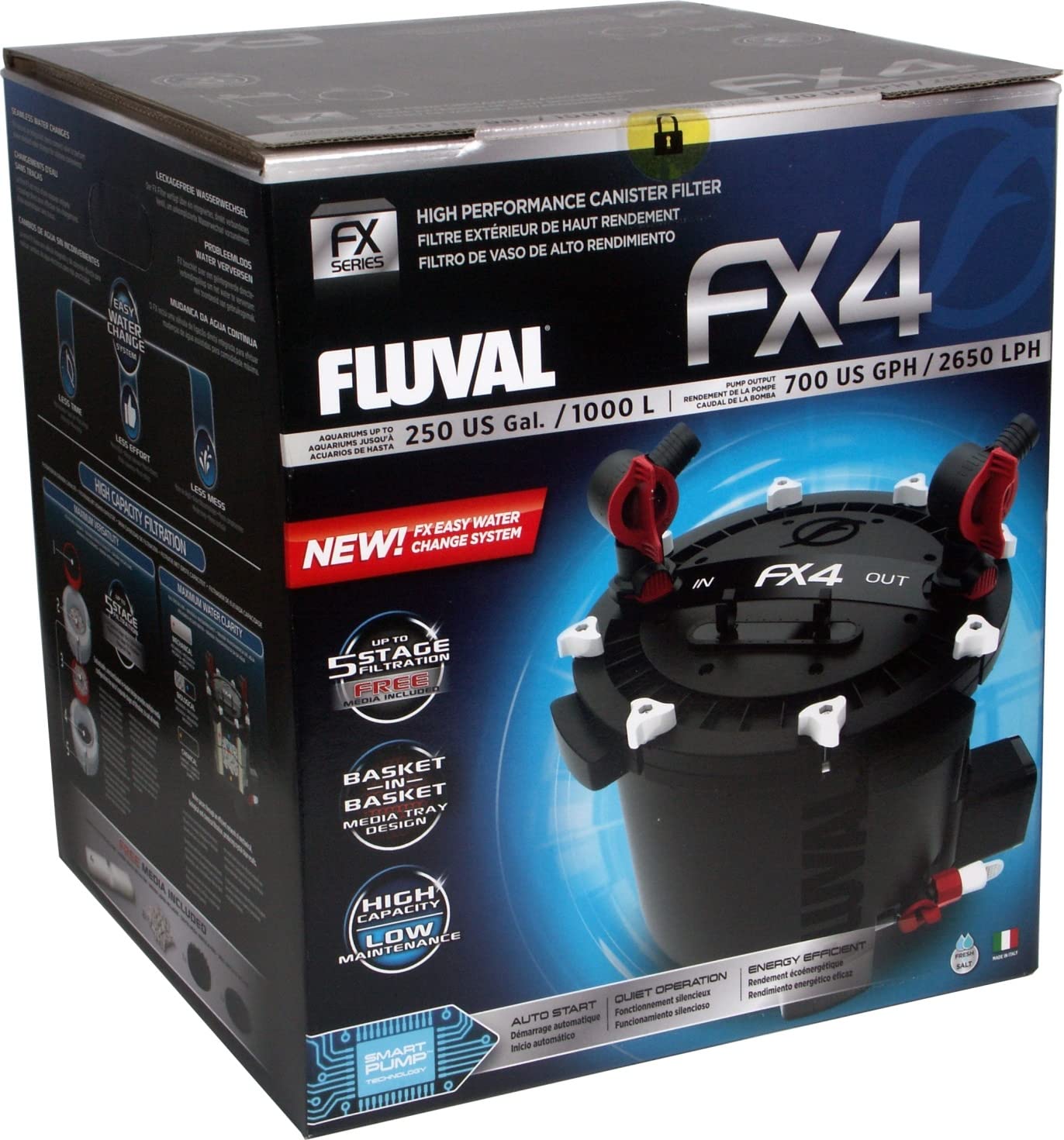 Mua Fluval FX4 High Performance Canister Aquarium Filter - Multi-Stage ...