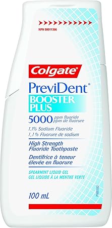 Colgate PreviDent 5000ppm Booster Plus Toothpaste, Spearmint, 100 mL ...