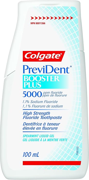 Colgate PreviDent 5000ppm Booster Plus Toothpaste, Spearmint, 100 mL ...