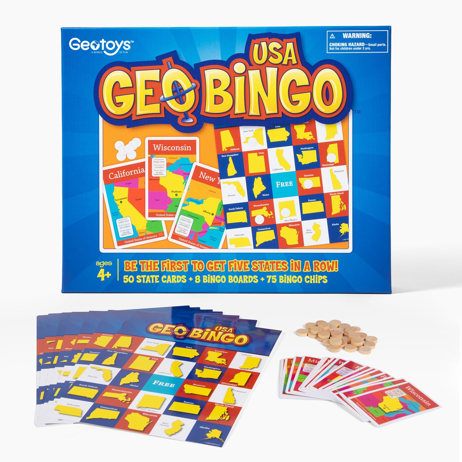 Mua GeoToys GeoBingo, USA Bingo for Kids, Geography Game for Home ...