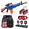 Bigpower Electric Kids Toy Sniper Rifle with Scope Tactical Vest Kit,4 ...