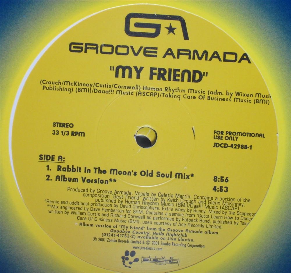 Groove Armada - My Friend [Vinyl] - Amazon.com Music