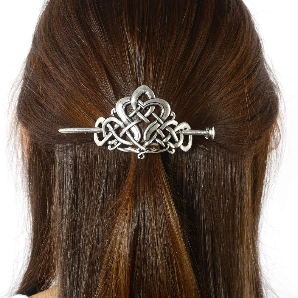 Amazon.com : Medieval Hairpin Hair Accessories Barrettes-Irish Celtic ...