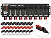 OONO 8 Channel Connector Power Splitter Distributor Source Strip, with ...
