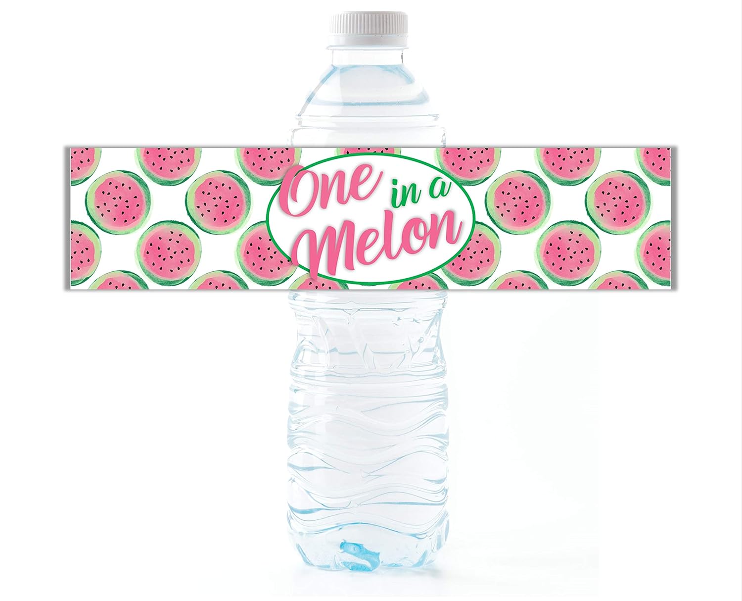 Amazon.com: One in a Melon Water Bottle Labels, Watermelon Party Favor ...