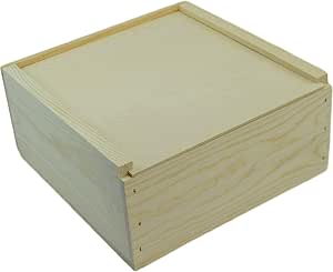 Amazon.com: 12x12x5 5/8 Inches outside dimensions, Wooden box with ...