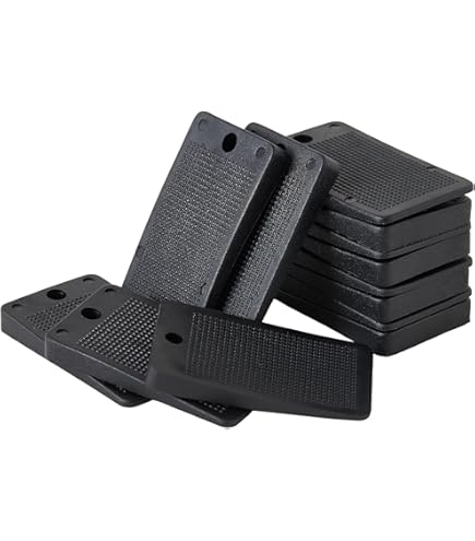 Rubber Wobble Wedges Furniture Shims 10mm 4 PCS Rubber Table Level ...