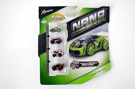 Nano Speed 6019820 Cars, 4 Autos in einem Set, verfügbar in 4 ...