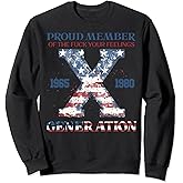 Amazon.com: 4th Of July, Generation-X Retro Style US Flags T-Shirt ...