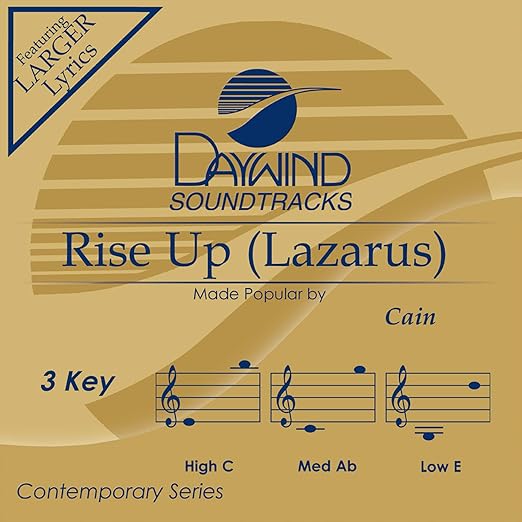 Cain - Rise Up (Lazarus) [Accompaniment/Performance Track] - Amazon.com ...
