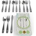 Amazon.com: 12 Piece Stainless Steel Kids Silverware Set - Child and ...