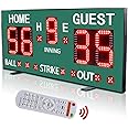Amazon.com : YZ LED Baseball/Softball Scoreboard for Fence, High-Light ...