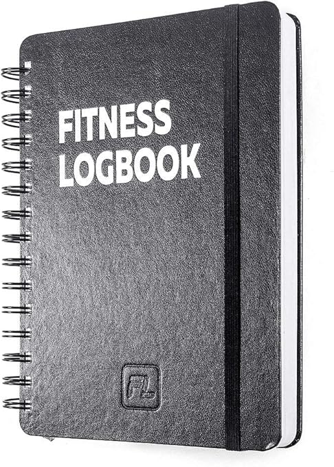 Fitness Logbook Heavy: Undated Workout Journal - 6 x 8 inches - Thick ...