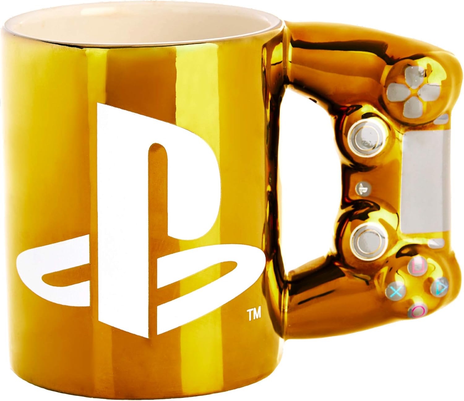 Amazon.com: Playstation Gold Controller Coffee Mug: Kitchen & Dining
