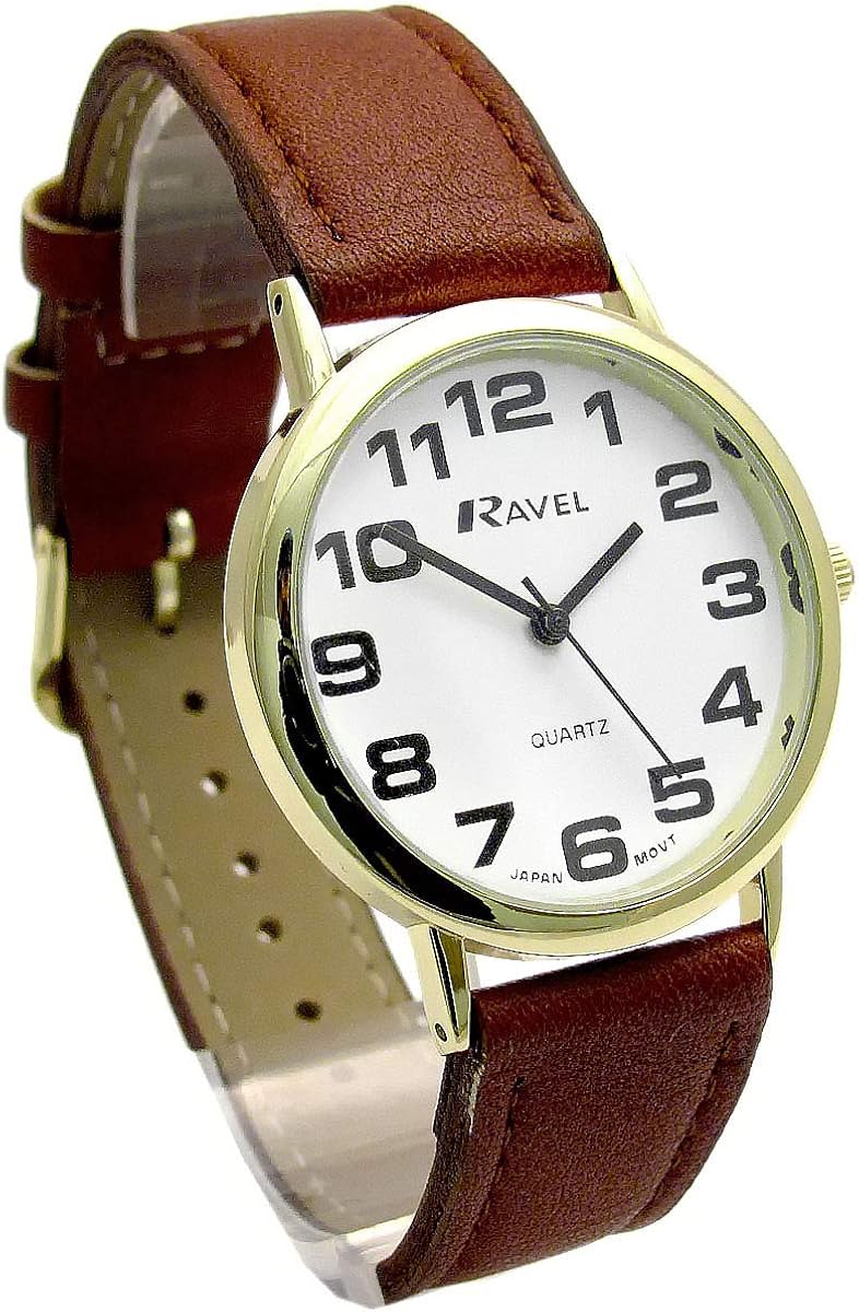 Ravel R0105.22.1 – Watch for Men, Brown Plastic Strap: Amazon.co.uk ...