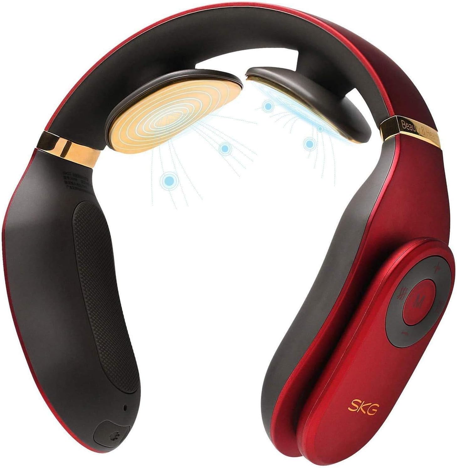 SKG Smart Neck Massager with Heating Function, Wireless 3D Travel Neck ...