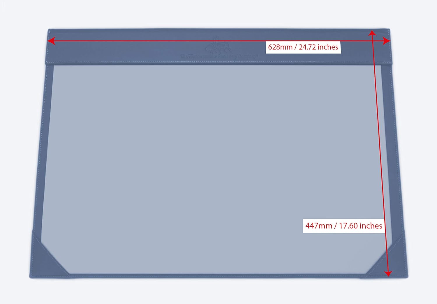 A2 Desk pad Holder, Faux Leather, Blue Supplied with 12 Sheets of ...