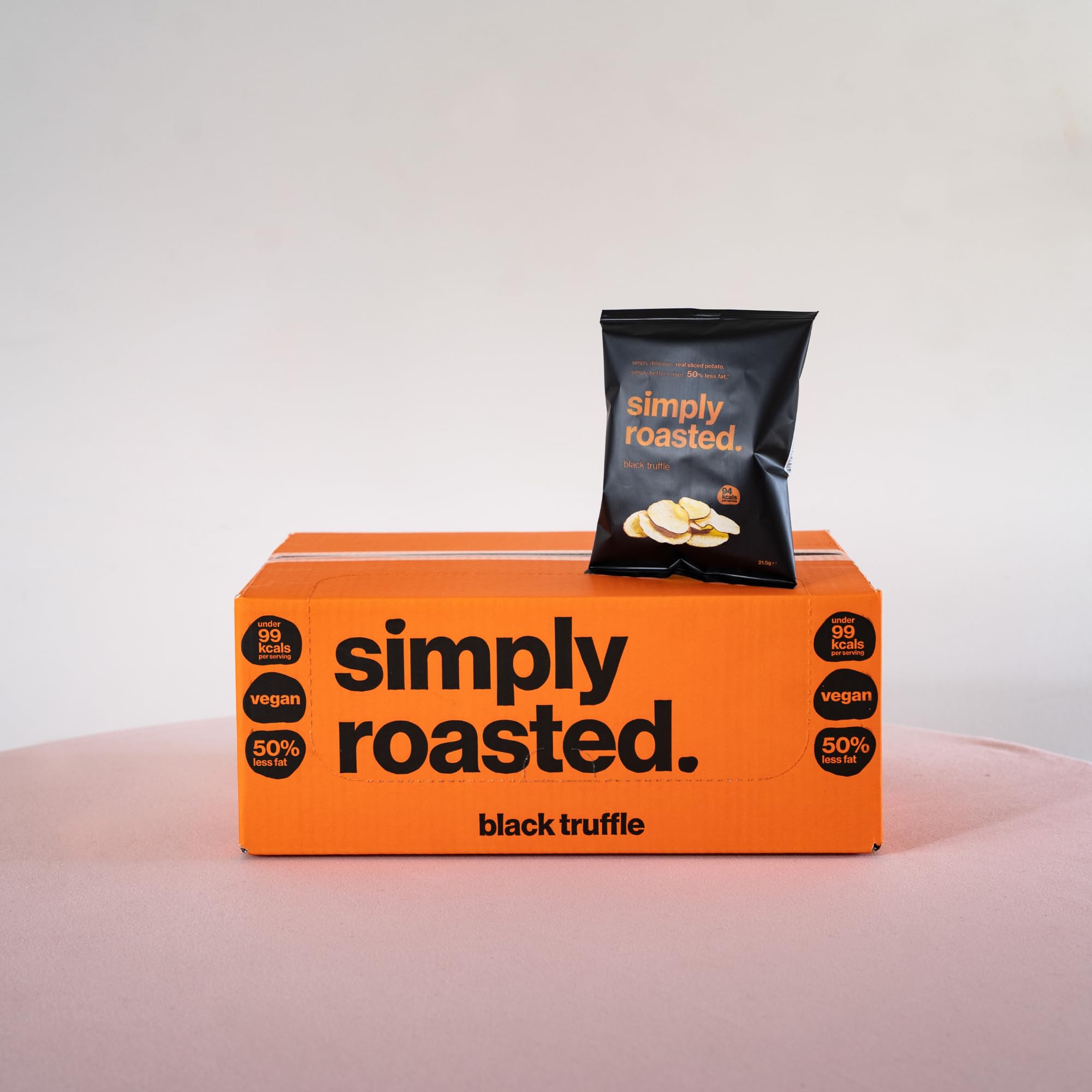 Mua Simply Roasted – Black Truffle Crisps 24 x 21.5g | 50% less fat ...