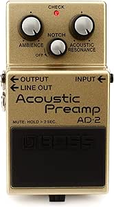 Amazon.com: Boss AD-2 Acoustic Preamp Pedal : Musical Instruments
