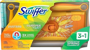 Amazon.com: Swiffer Sweeper Duster Starter Kit 3 in 1: Home & Kitchen