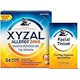 Amazon.com: Xyzal 24 Hour Allergy Relief Medicine with Bonus Tissue ...