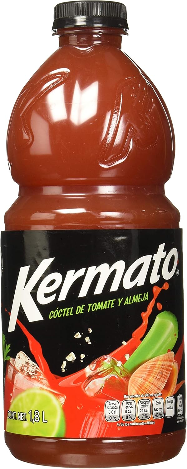 Kermato Cóctel De Tomate Y Almeja, 1800 Mililitros: Amazon.com.mx ...