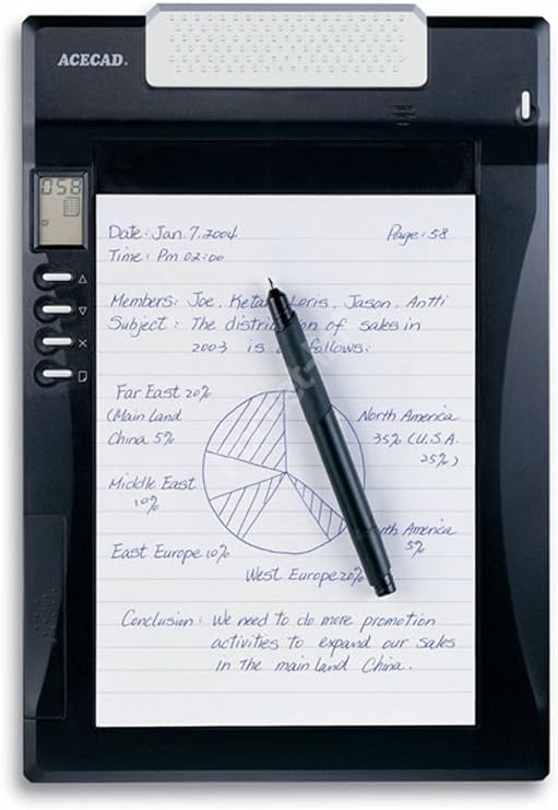 Bloc de notas digital A501 de DigiMemo, A5, Acecad Digital Notepad DIN ...